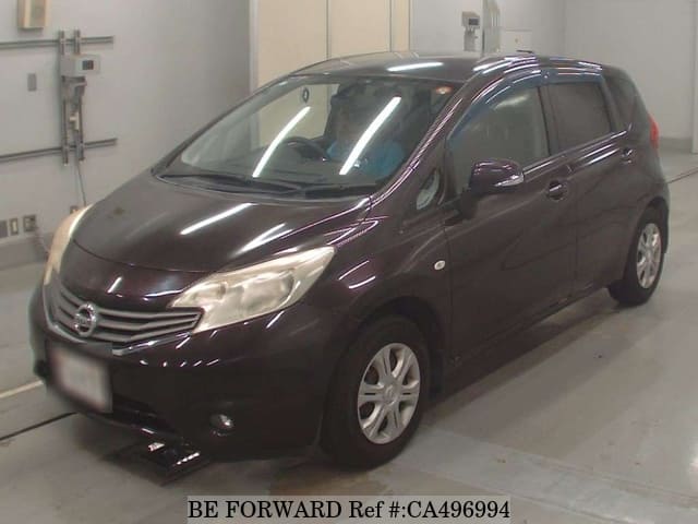 Used 2013 NISSAN NOTE X DIG-S/DBA-E12 for Sale CA496994 - BE FORWARD
