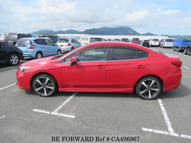 Used 2016 SUBARU IMPREZA G4 2.0I-S EYESIGHT BLACK LEATHER/DBA-GK7 for Sale CA496967 - BE FORWARD