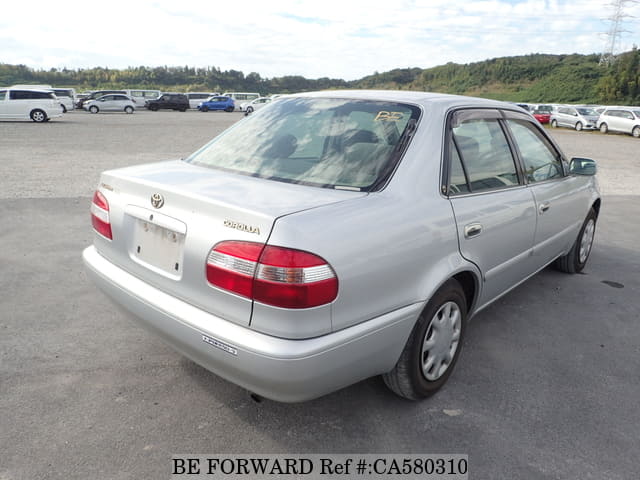 Used 2000 TOYOTA COROLLA SEDAN XE SALOON LIMITED/GF-AE110 for Sale CA580310 - BE FORWARD