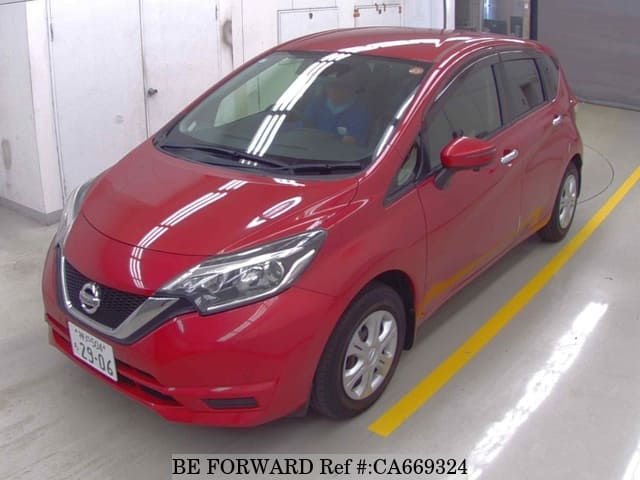 Used 2017 NISSAN NOTE X/DBA-E12 for Sale CA669324 - BE FORWARD