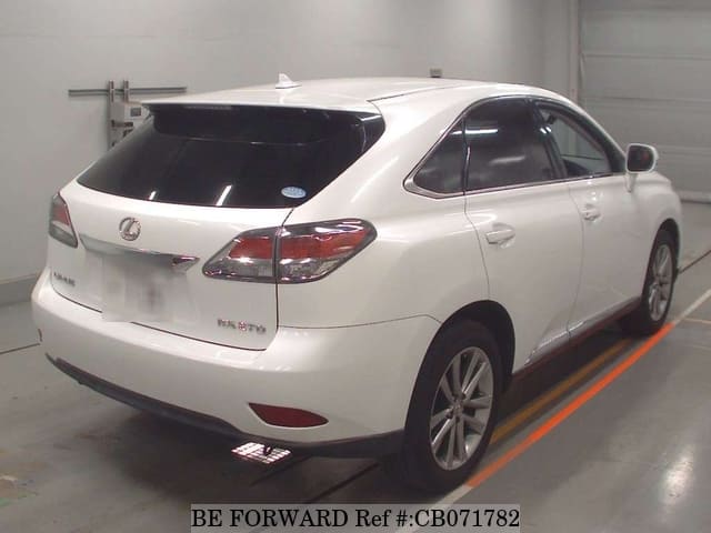 Used 2012 LEXUS RX RX270 VERSION L/DBA-AGL10W for Sale CB071782 - BE ...