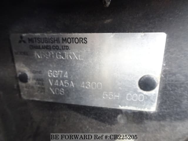 Used 2006 MITSUBISHI TRITON W CAB/ABF-KB9T for Sale CB225205 - BE FORWARD