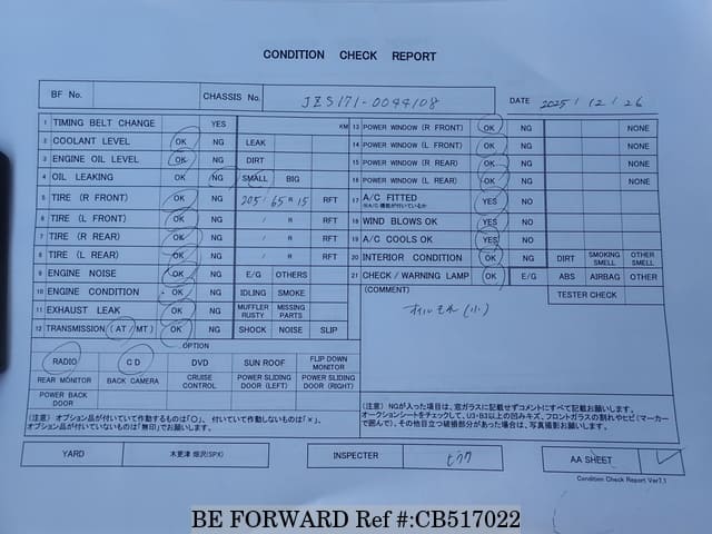 Used 2000 TOYOTA CROWN ROYAL SALOON/TA-JZS171 for Sale CB517022 - BE ...