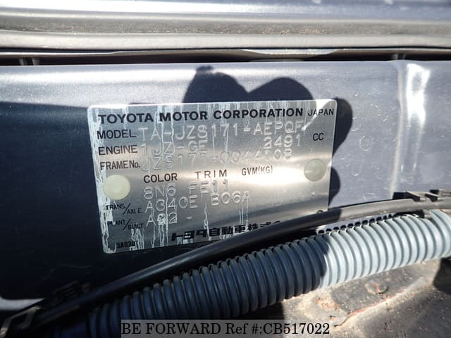 Used 2000 TOYOTA CROWN ROYAL SALOON/TA-JZS171 for Sale CB517022 - BE ...