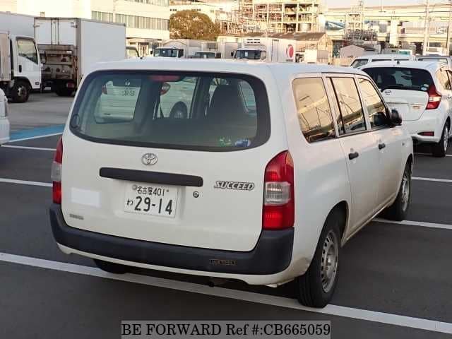 Used 2015 TOYOTA SUCCEED VAN UL/DBE-NCP160V for Sale CB665059 - BE FORWARD