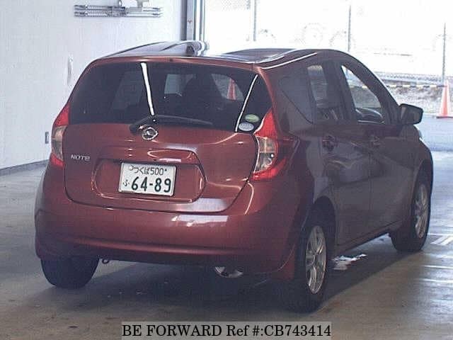 Used 2015 NISSAN NOTE X/DBA-E12 for Sale CB743414 - BE FORWARD