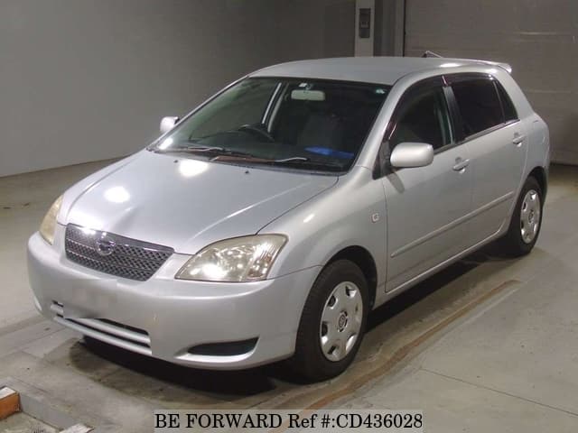 2003 TOYOTA COROLLA RUNX/UA-NZE121 usados à venda no Japão CD436028 ...